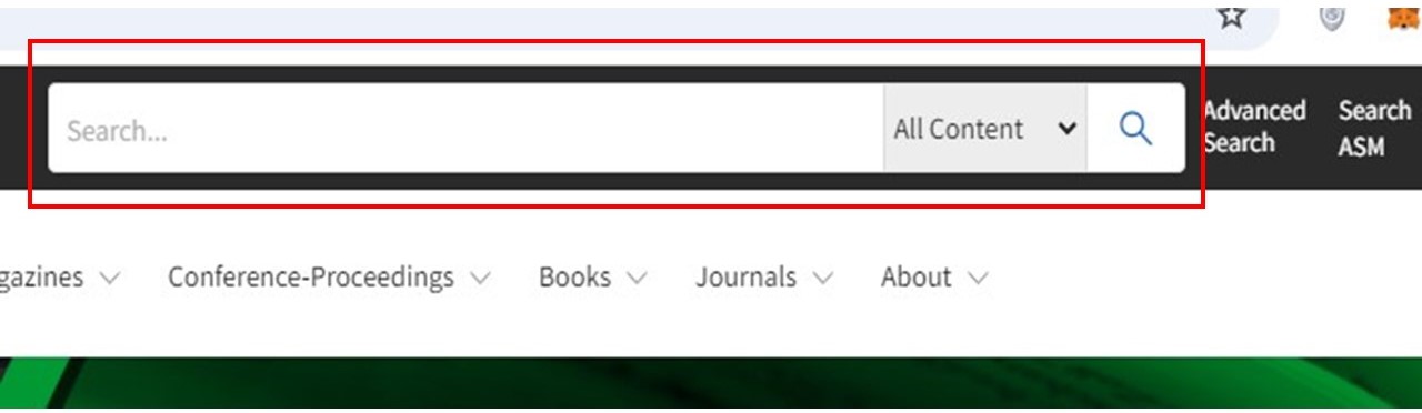 کامل ترین راهنمای جستجو و دانلود مقاله از ASM Digital Library