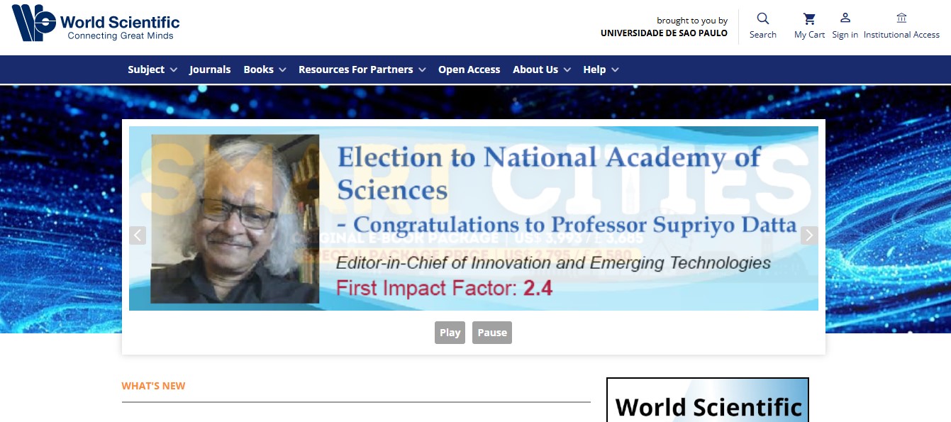 راهنمای جستجو و دانلود مقاله از پایگاه World Scientific