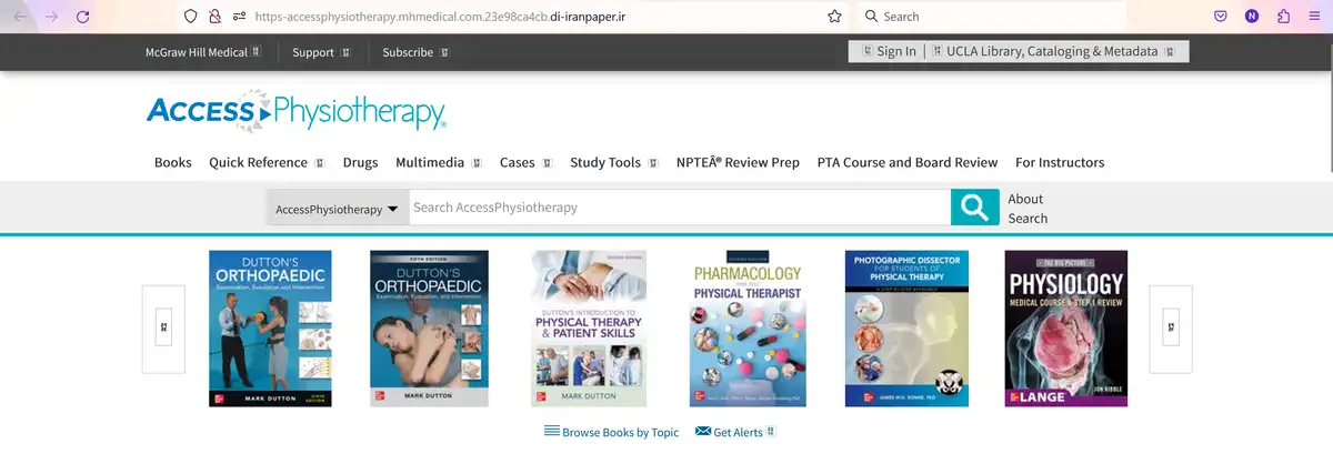 خرید اکانت و دسترسی به پایگاه اکسس فیزیوتراپی accessphysiotherapy ...